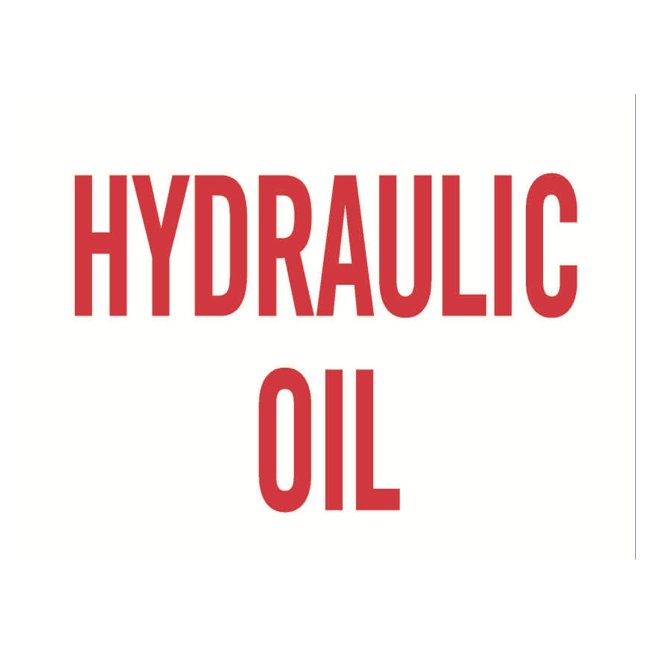 Hydraulic Oil - Safety Sticker - 160 x 120 - Site Ware Direct ...