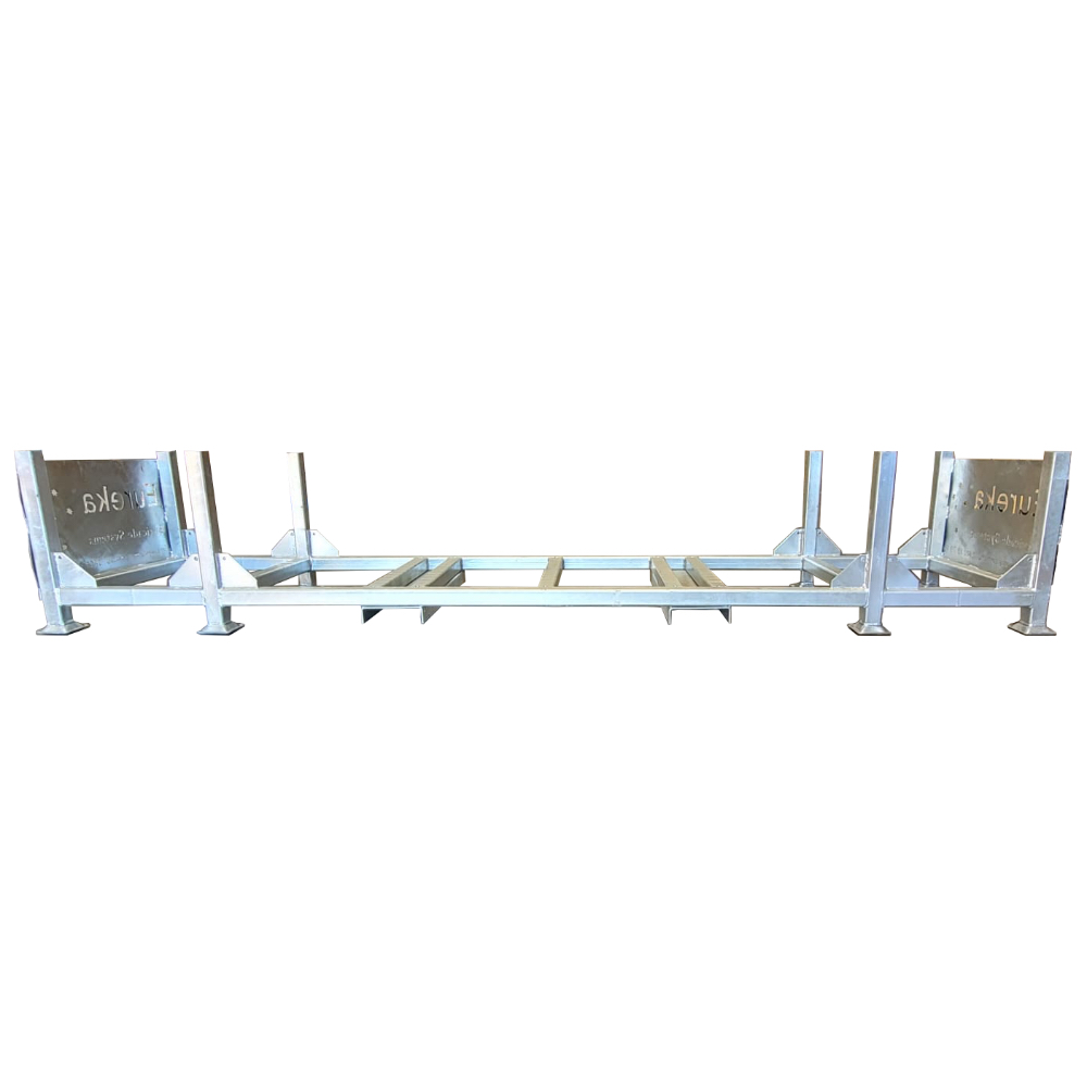 Heavy Duty Barricade Pole Stillage 5.8m - Galvanised - Site Ware Direct ...