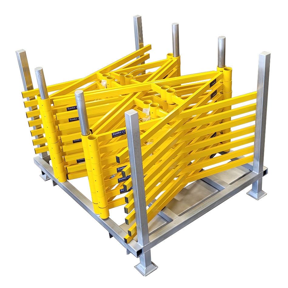 Heavy Duty Barricade Leg Stillage - 2-Frame - Site Ware Direct ...