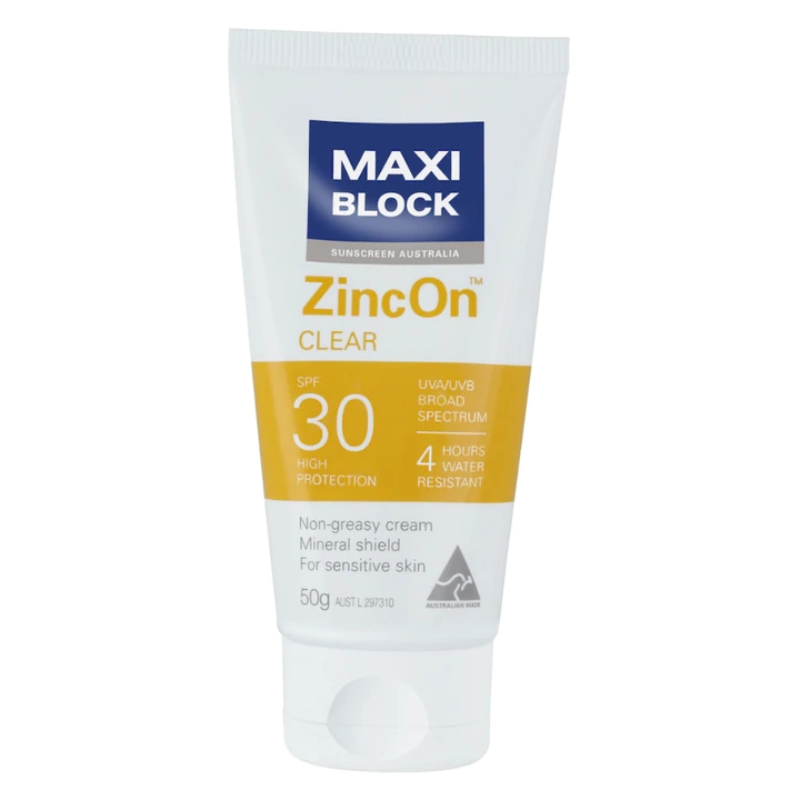 Maxiblock - ZincOn Sunscreen - SPF30 50g - Site Ware Direct - Workwear ...