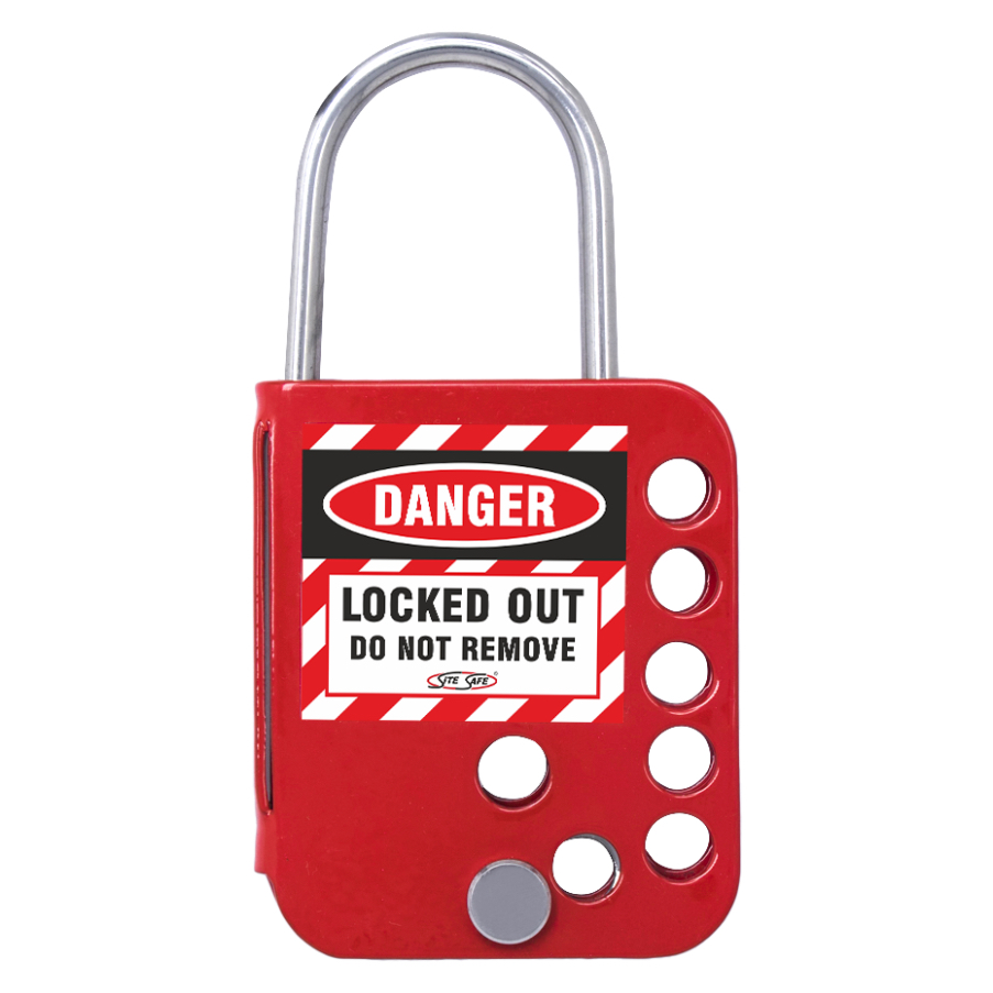 Heavy Duty Lockout Hasp - 7 Hole 31mm - Site Ware Direct - Workwear ...