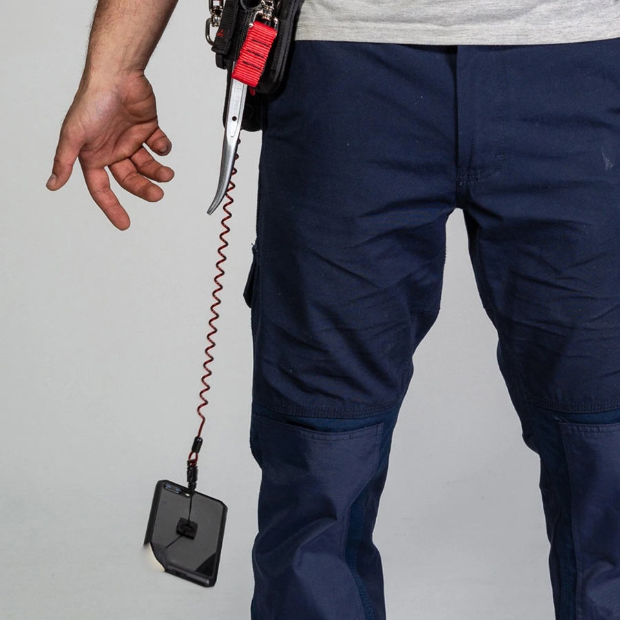 GRIPPS - Coil E-Tether With Poly Clamp - Non-Conductive - Site Ware ...