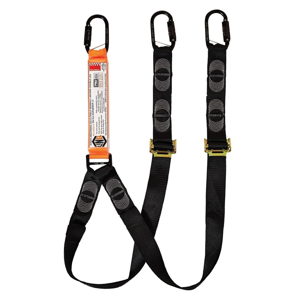 LINQ - Elite Double Leg Adjustable Lanyard - 2M with KT & KT Hardware ...