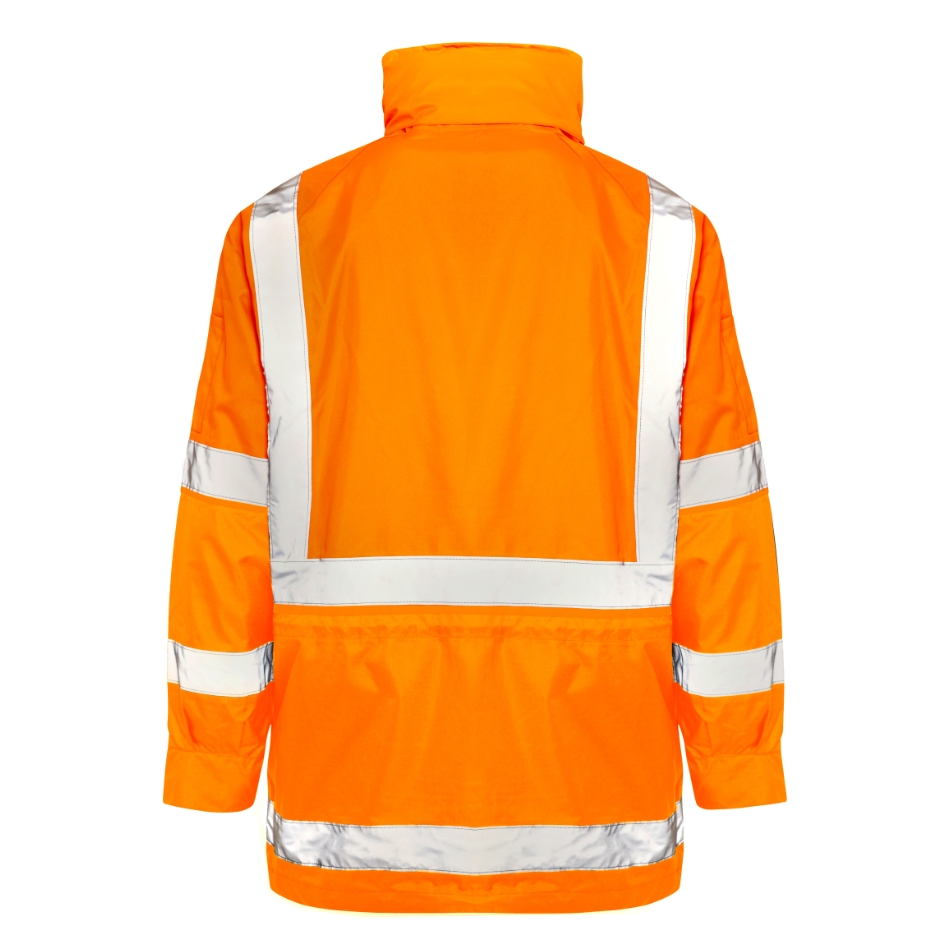 Spartan - Taped Hi Vis Waterproof 5-In-1 VIC Rail Jacket - Site Ware ...