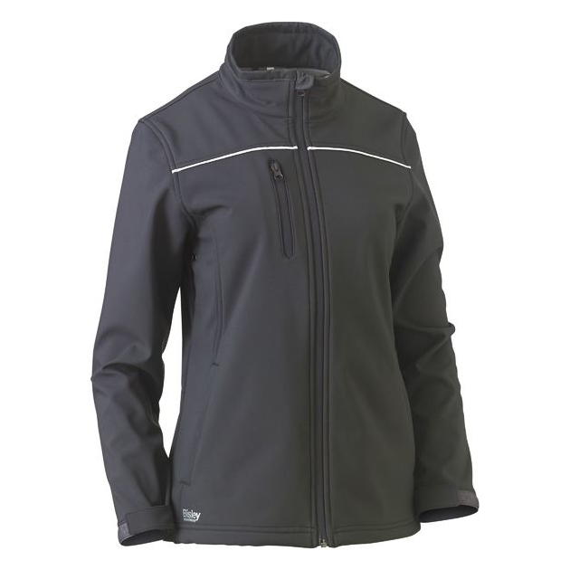 Bisley - Women's Soft Shell Jacket - Charcoal - Site Ware Direct ...