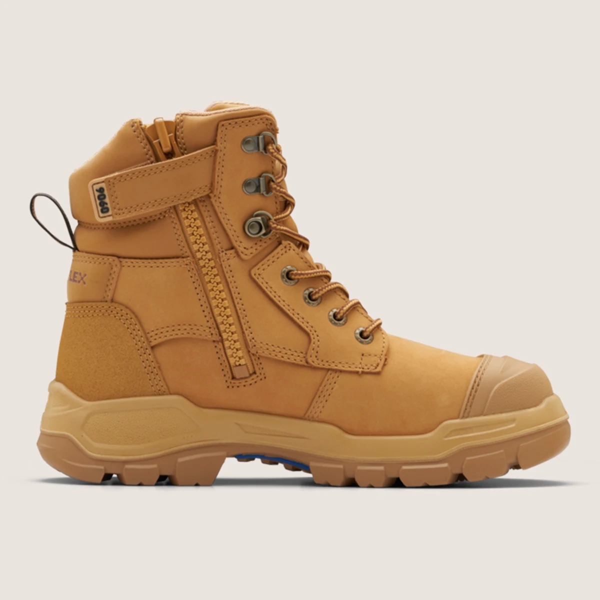 Blundstone #9060 Unisex Rotoflex Zip Sided Safety Boots - Wheat - Site ...