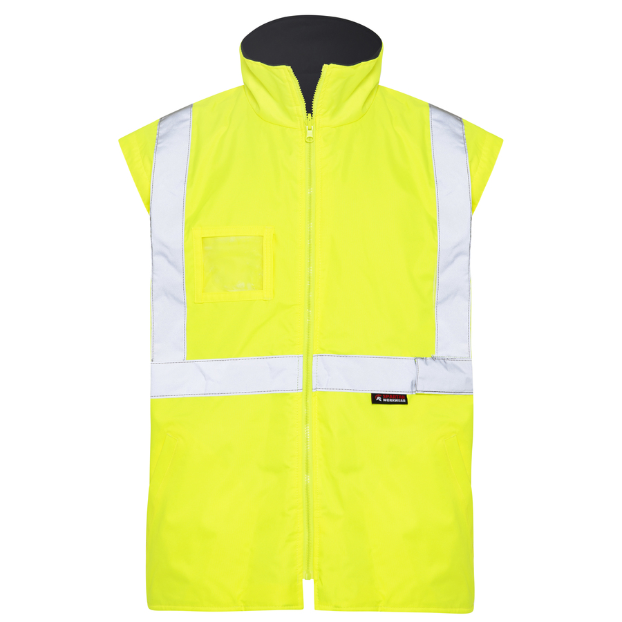 Spartan - Taped Waterproof Hi Vis Safety Vest - Yellow - Site Ware ...